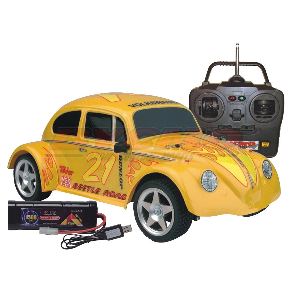 Coche VW Beetle Eléctrico 2WD Amarillo RTR - Bycmo RC Models - Tienda ...